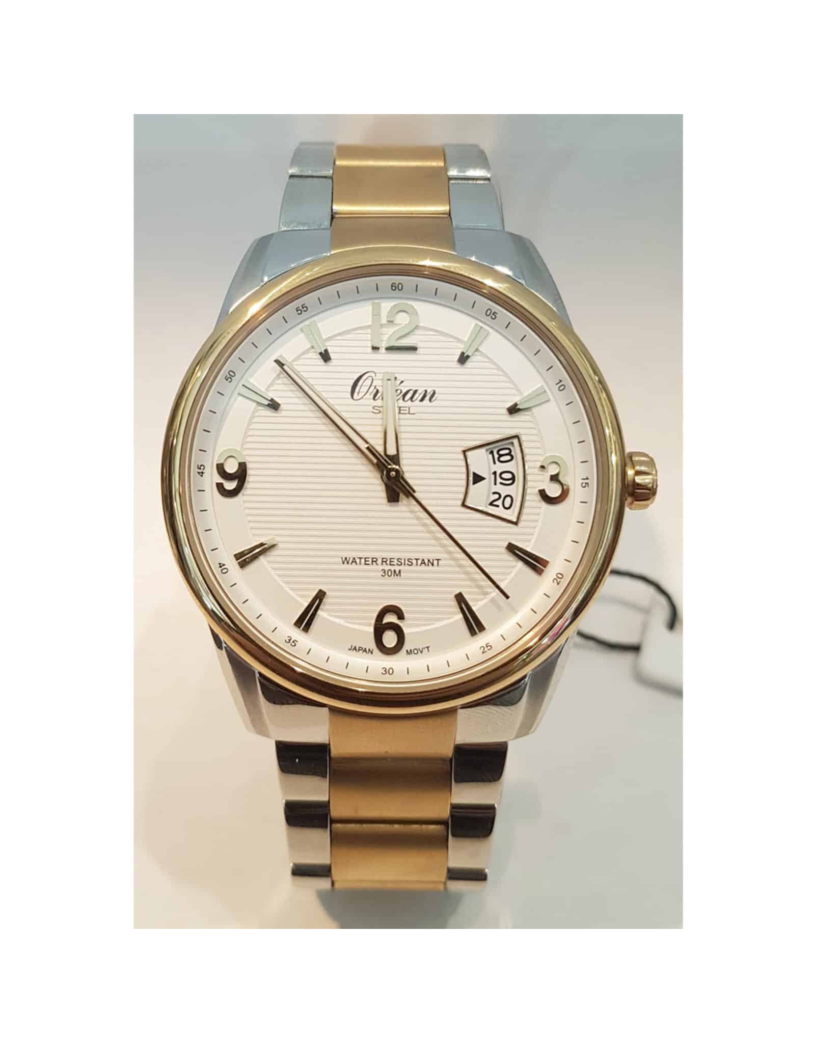 Orlean 2 Tons Steel Watch – Amour Boutique